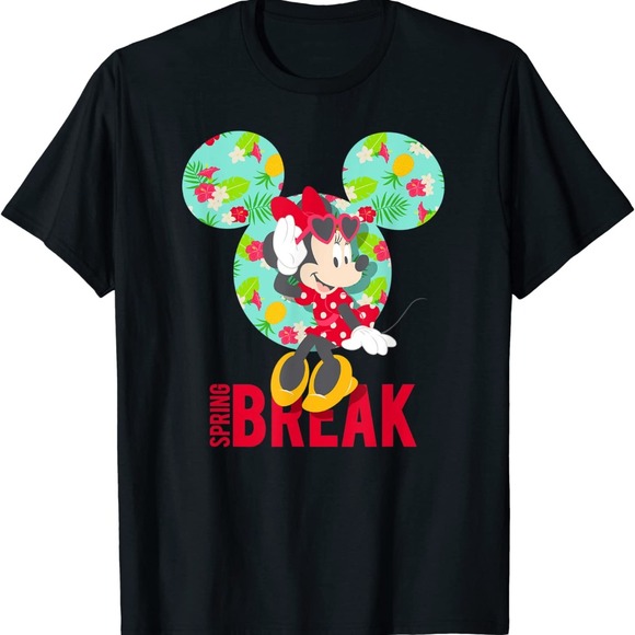 Tops | Disney Minnie Mouse Tropical Vibes Spring Break | Poshmark